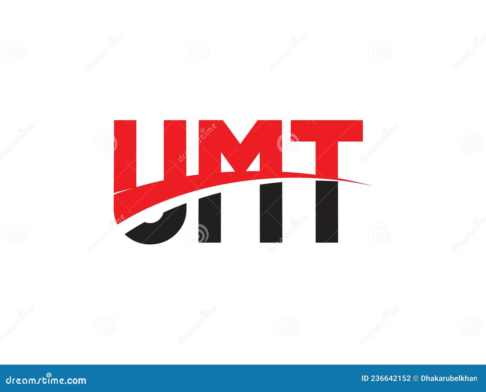 UMT Letter Initial Logo Design Vector Illustration Stock Vector ...