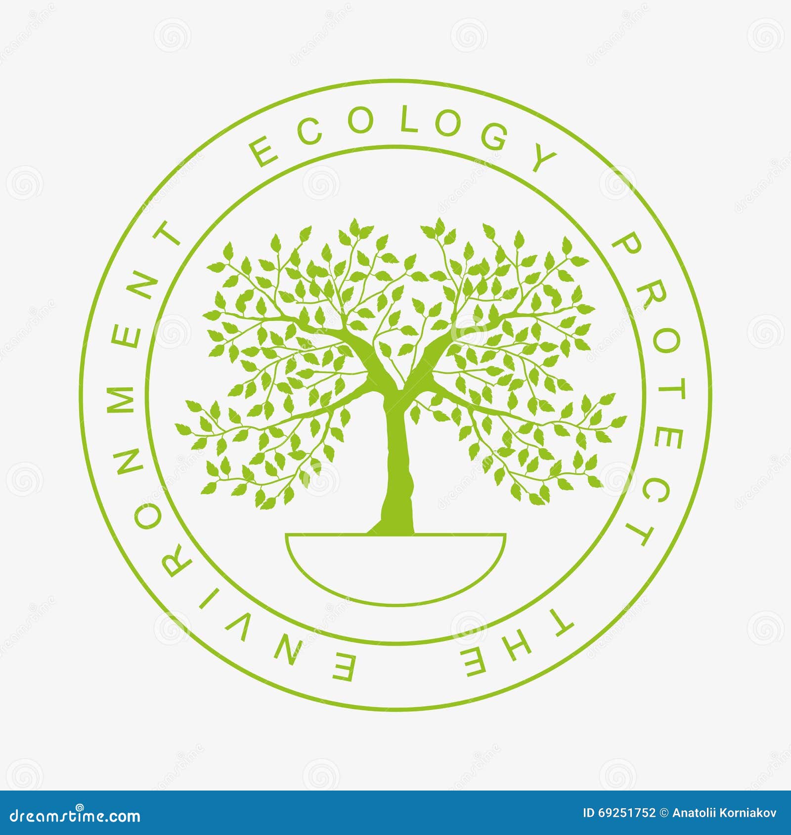 Umwelt-Logo vektor abbildung. Illustration von abbildung - 69251752