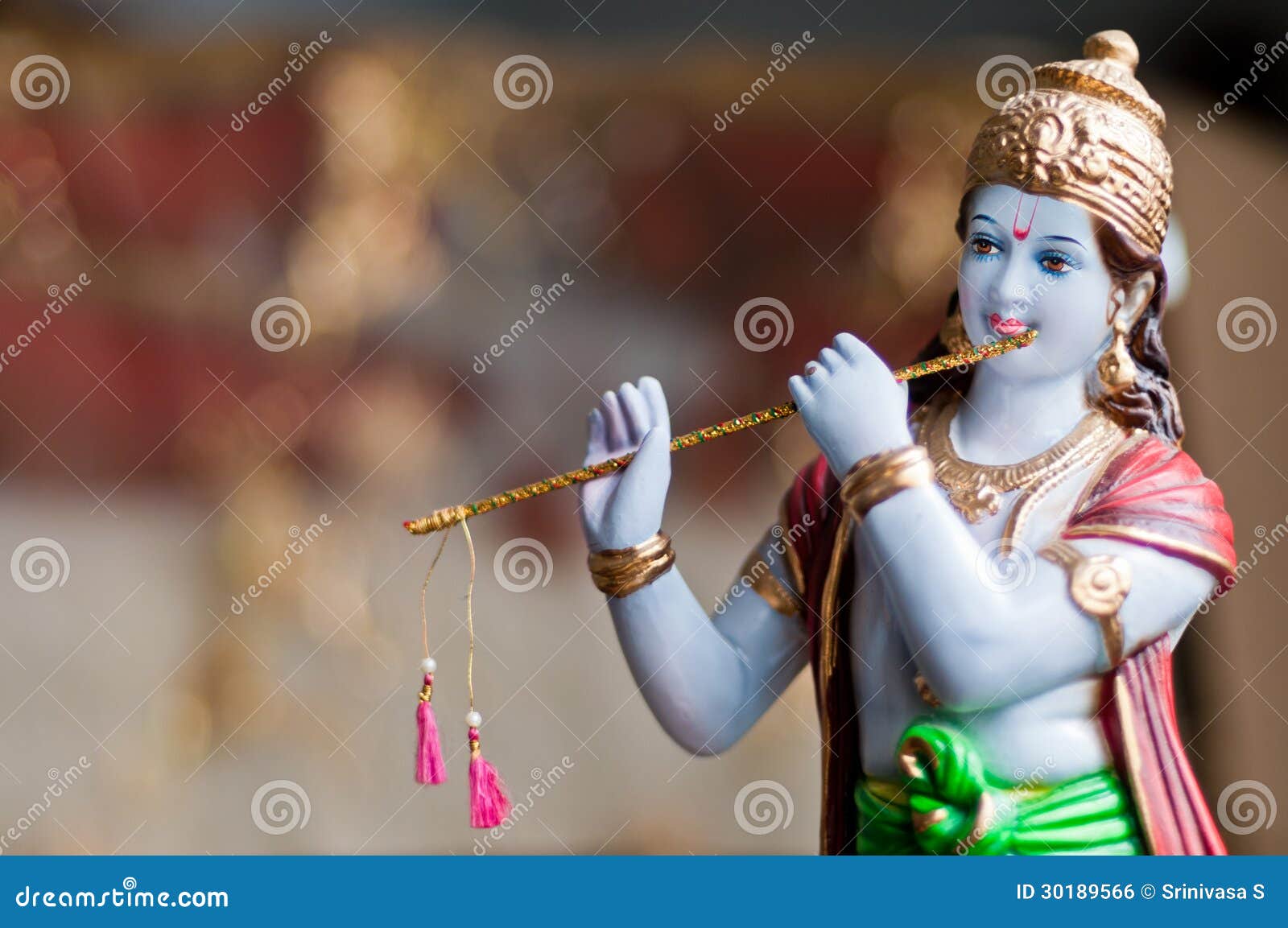 Señor Krishna foto de archivo. Imagen de dios, dioses - 30189566