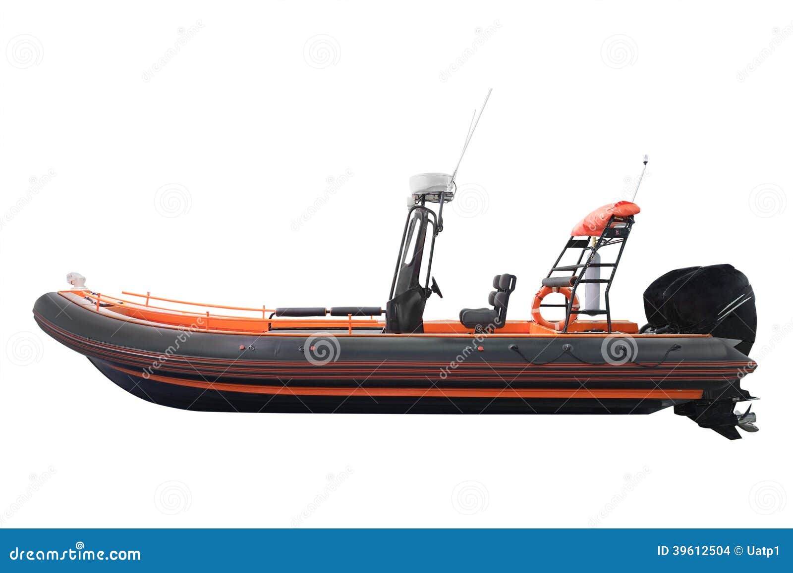 Un barco inflable foto de archivo. Imagen de aventura - 39612504