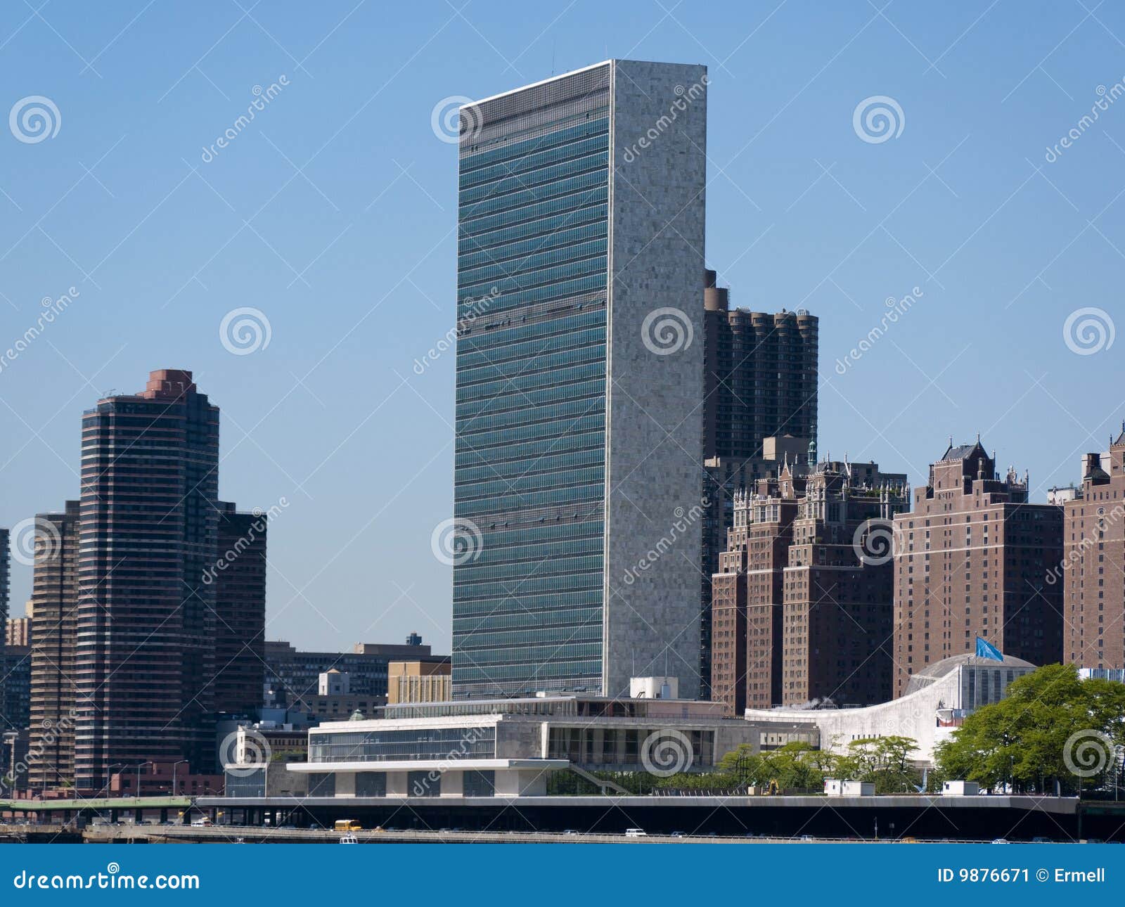 UN building editorial photo. Image of council, global - 9876671