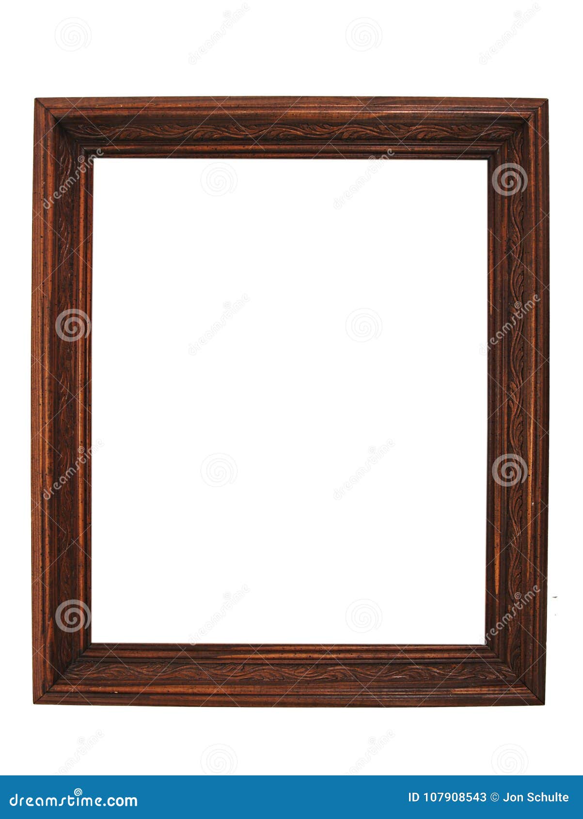 Un cadre de tableau vide image stock. Image du photo - 107908543