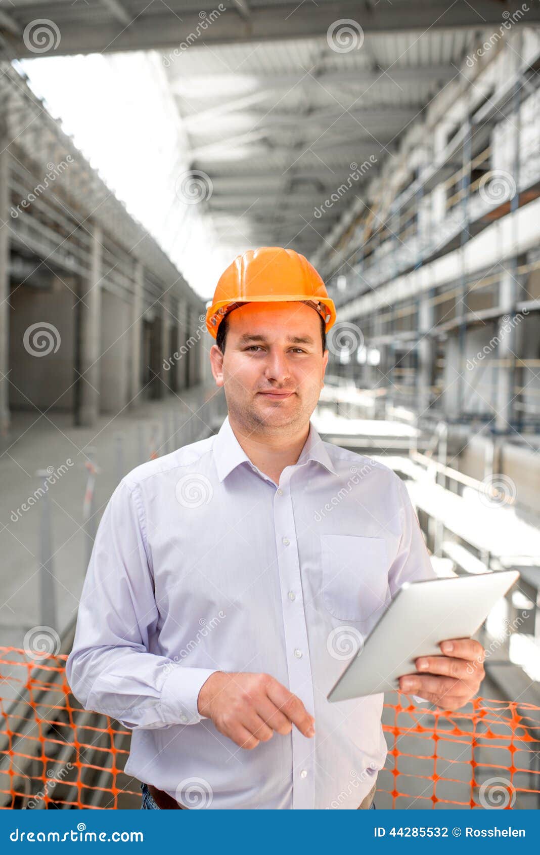 Un Capataz En La Construcción Foto de archivo - Imagen de gente, caso ...