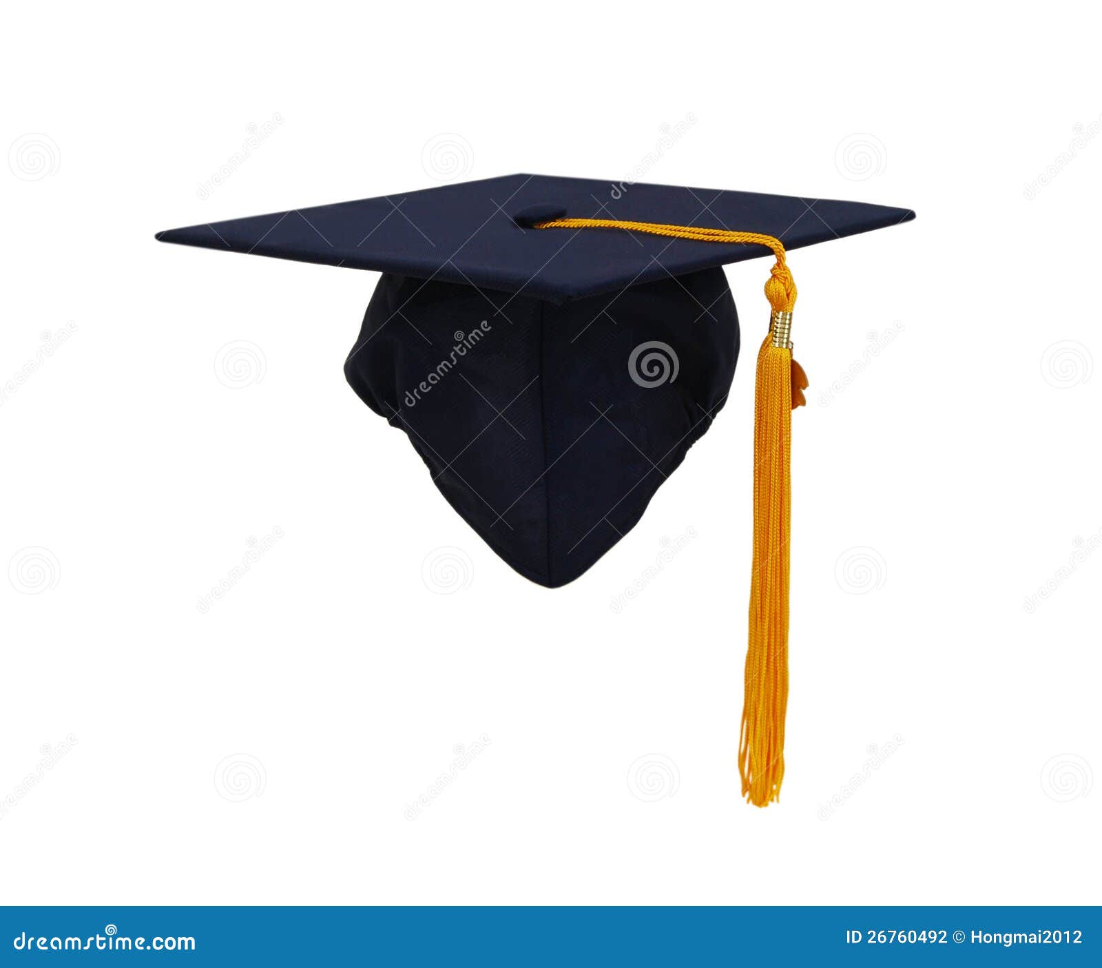 Un Chapeau De Graduation D'honneur Photo stock - Image du blanc, bleu ...