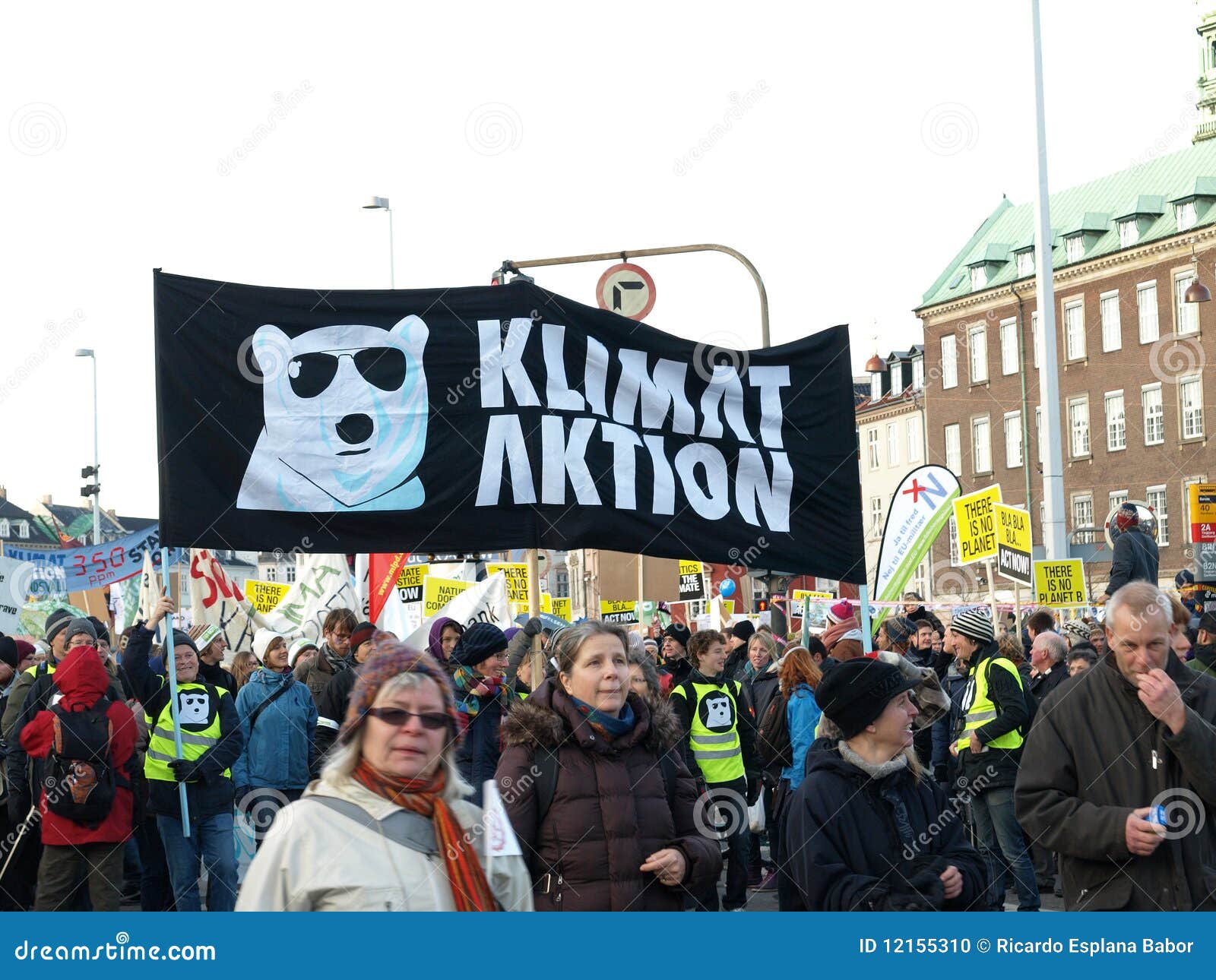 UN Climate Change Demonstration Editorial Image - Image of ...