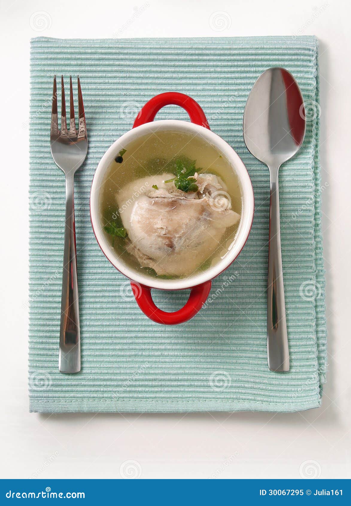 Caldo de pollo imagen de archivo. Imagen de vector, cocina - 30067295