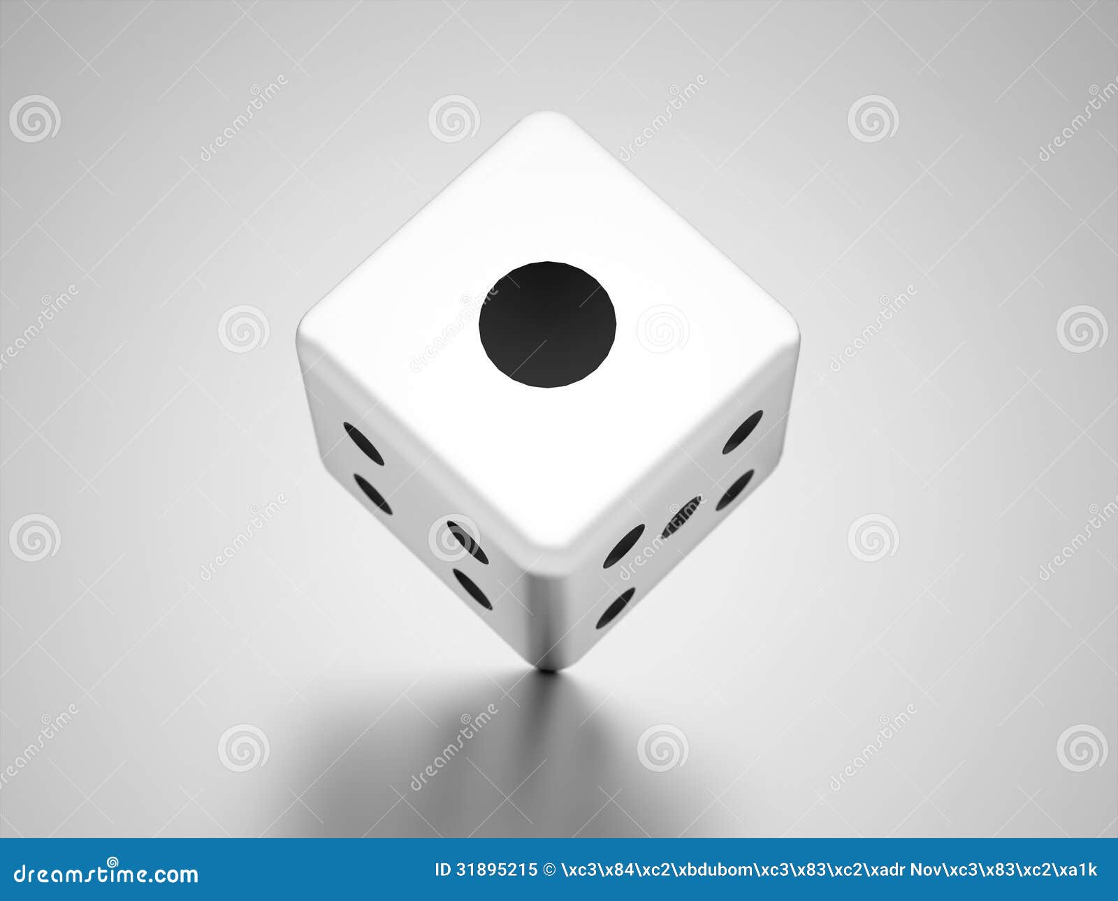 Un dado stock de ilustración. Ilustración de fondo, objeto - 31895215