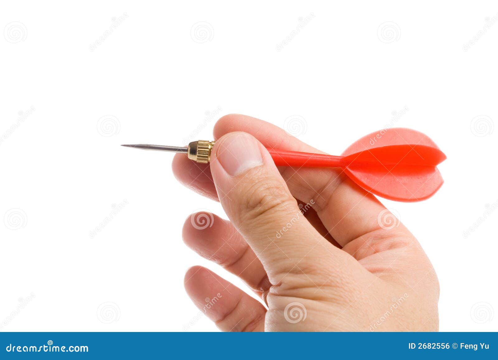 Un dard rouge photo stock. Image du cible, archery, dards - 2682556