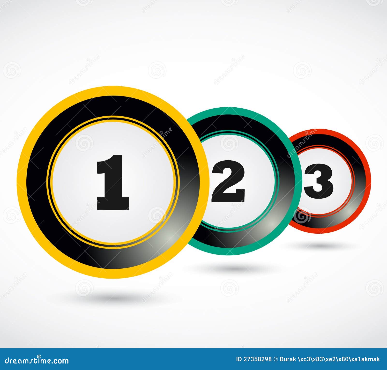 Numerated Stock Illustrations, Vecteurs, & Clipart – (1 Stock ...