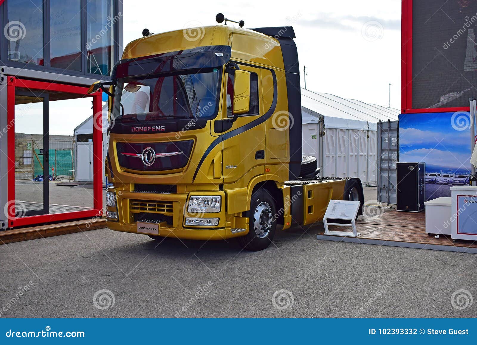Un Dongfeng Lorry Cab Alicante 2017 Photographie éditorial - Image du ...