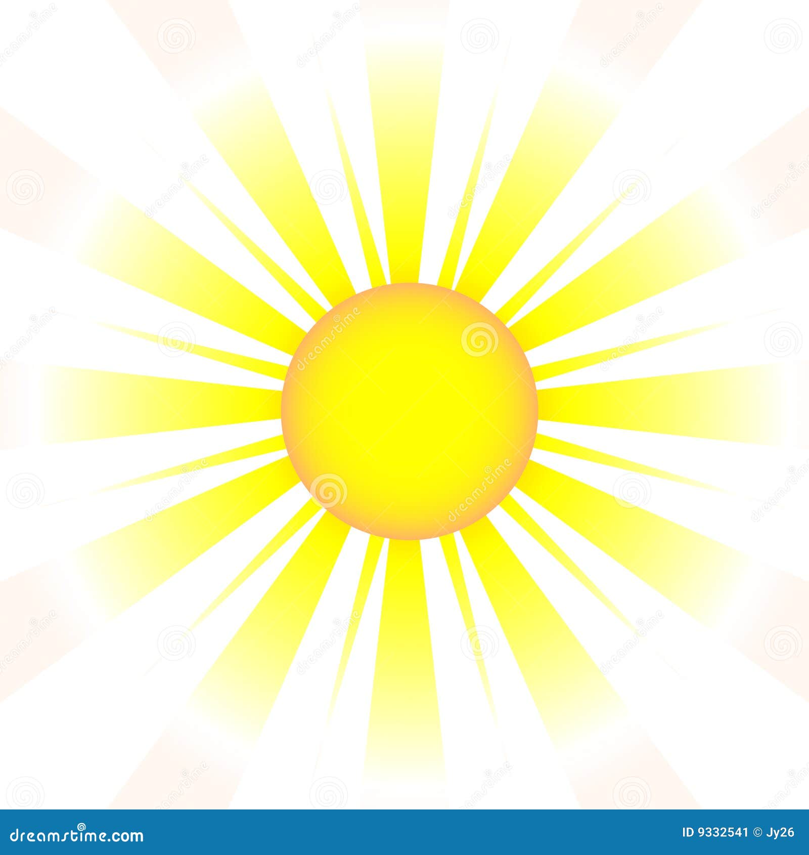 Un Elemento Del Gráfico Del Sol (vector) Ilustración del Vector ...