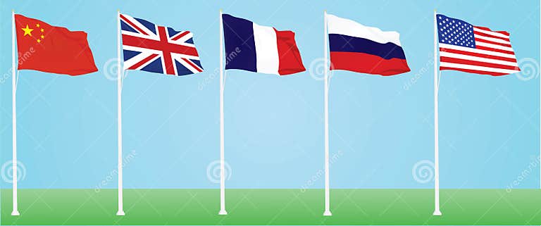 Un flags stock vector. Illustration of asia, patriot - 97776312