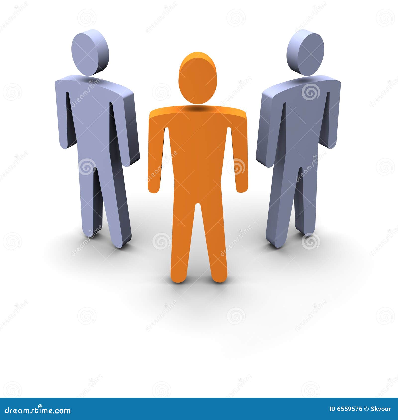 Un Gruppo Delle Tre Persone Illustrazione di Stock - Illustrazione di ...