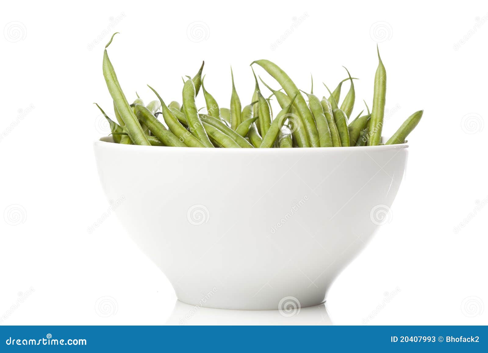 Un haricot vert vert frais image stock. Image du nourriture - 20407993