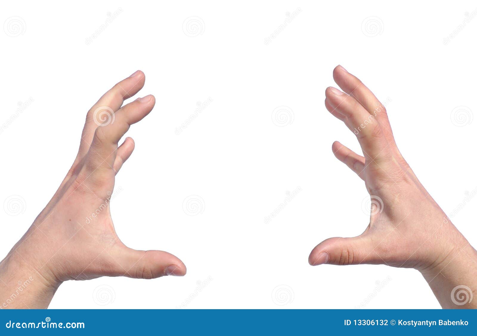 Un Hombre Intenta Codicioso Asir, Aislado Foto de archivo - Imagen de ...