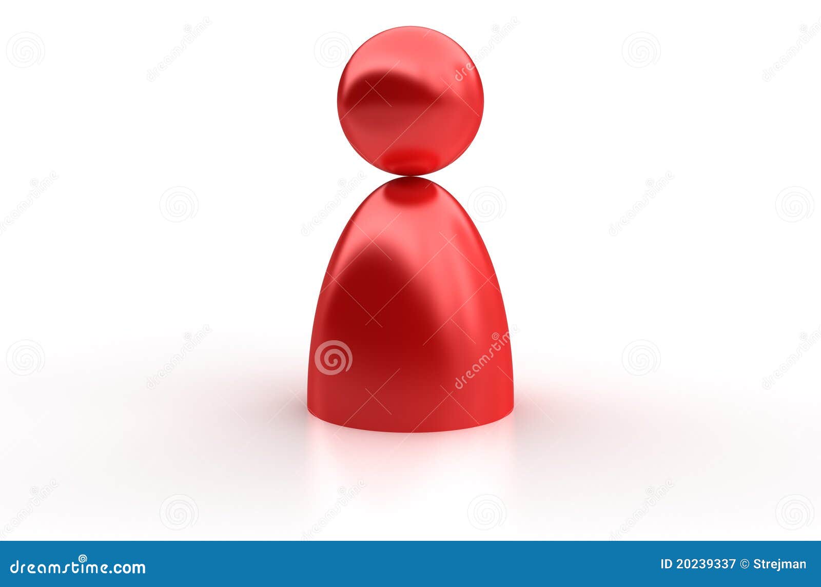 Un icono de la persona 3d stock de ilustración. Ilustración de ...