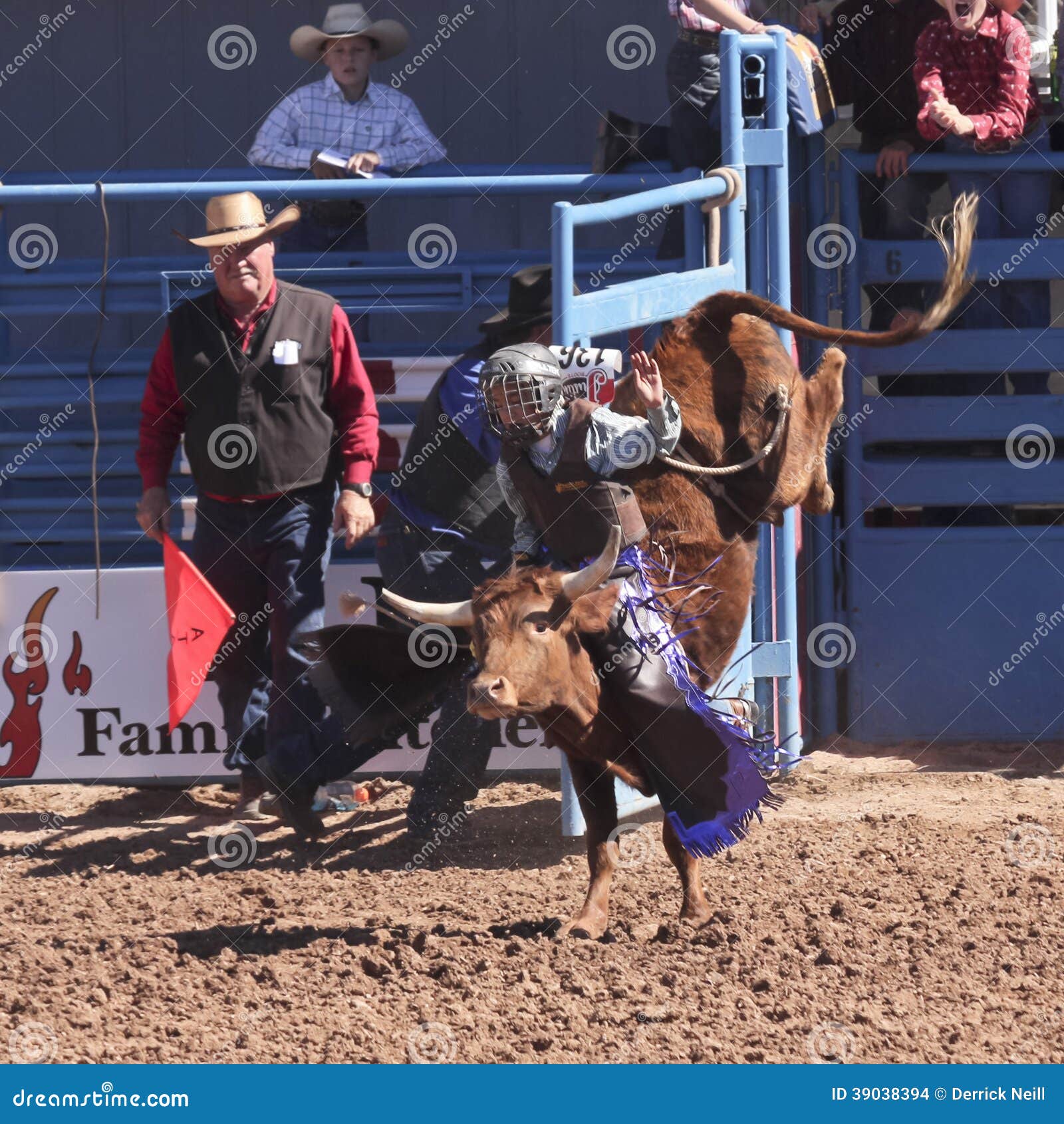 Un La Fiesta De Los Vaqueros Junior Rodeo Imagen de archivo editorial ...