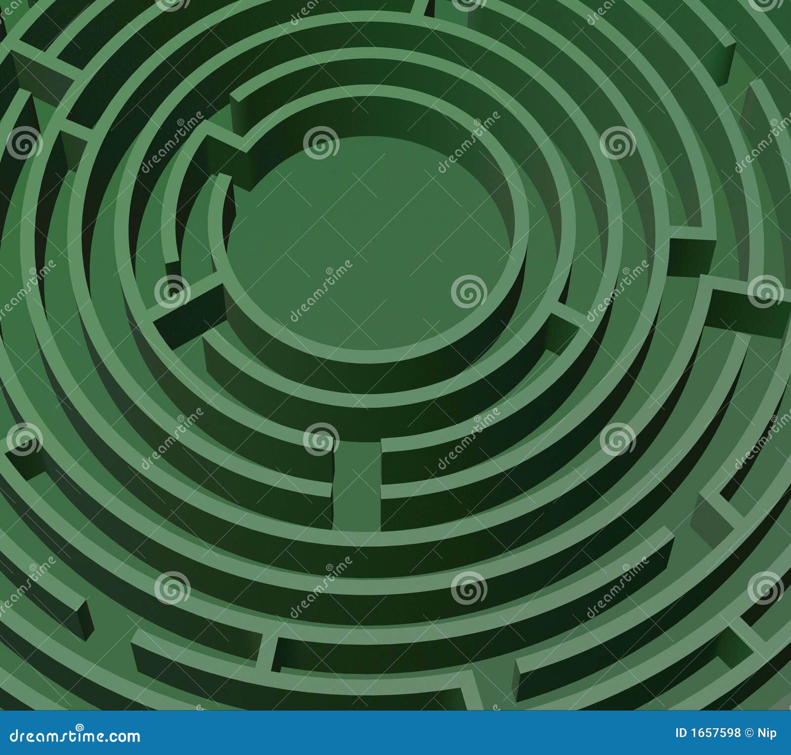Un labirinto verde illustrazione di stock. Illustrazione di labirinto ...