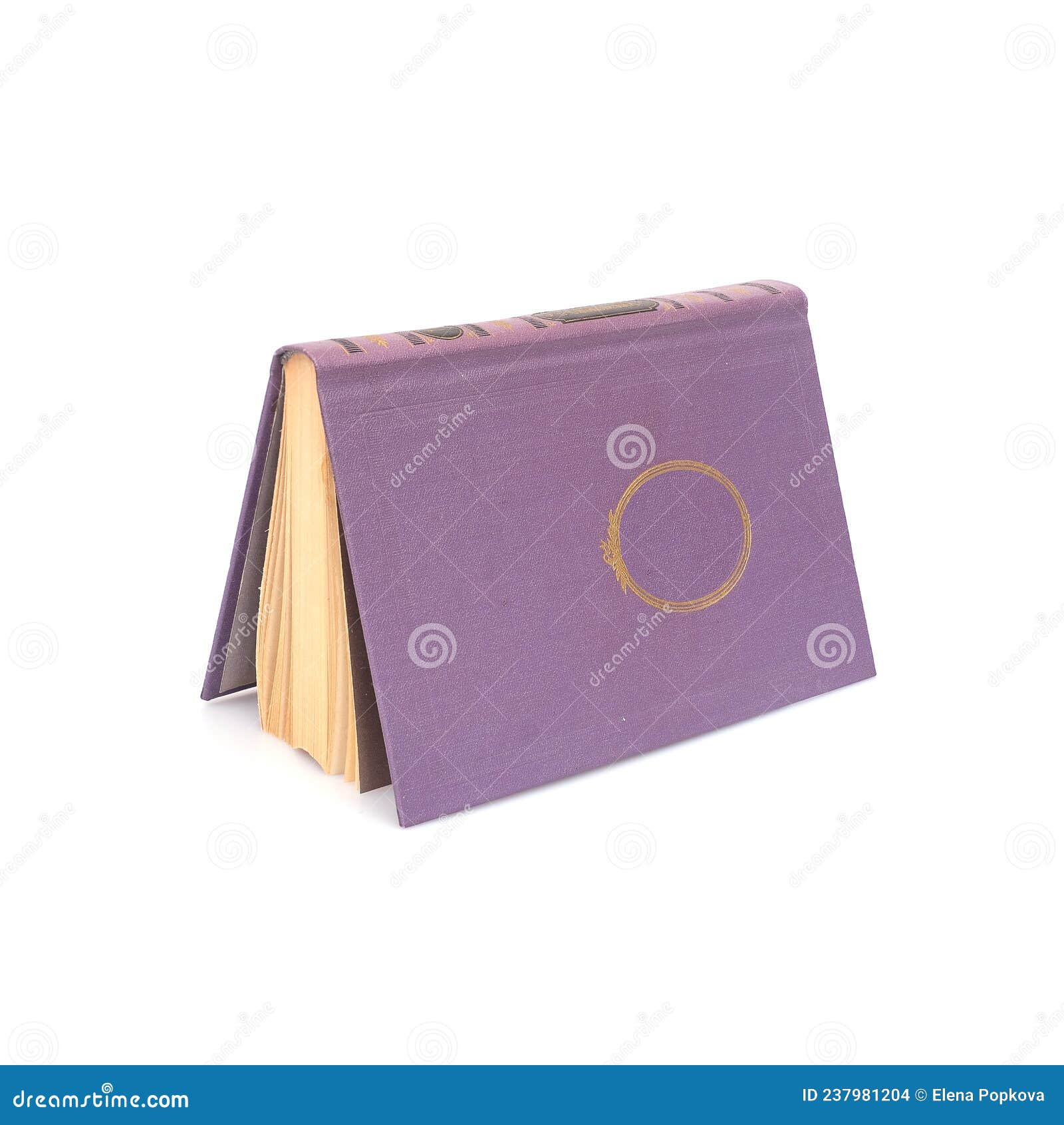 Un Libro Morado Aislado En Un Fondo Blanco Foto de archivo - Imagen de ...