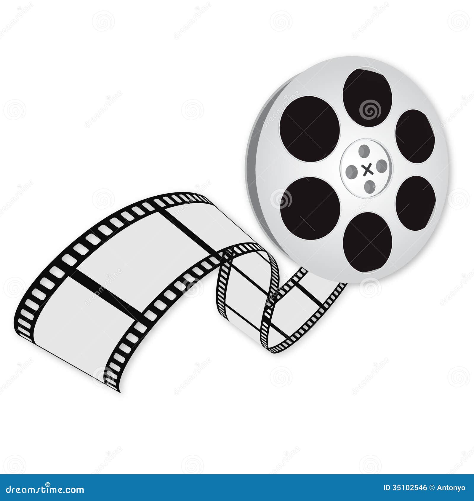 Un logotipo de la película ilustración del vector. Ilustración de ...