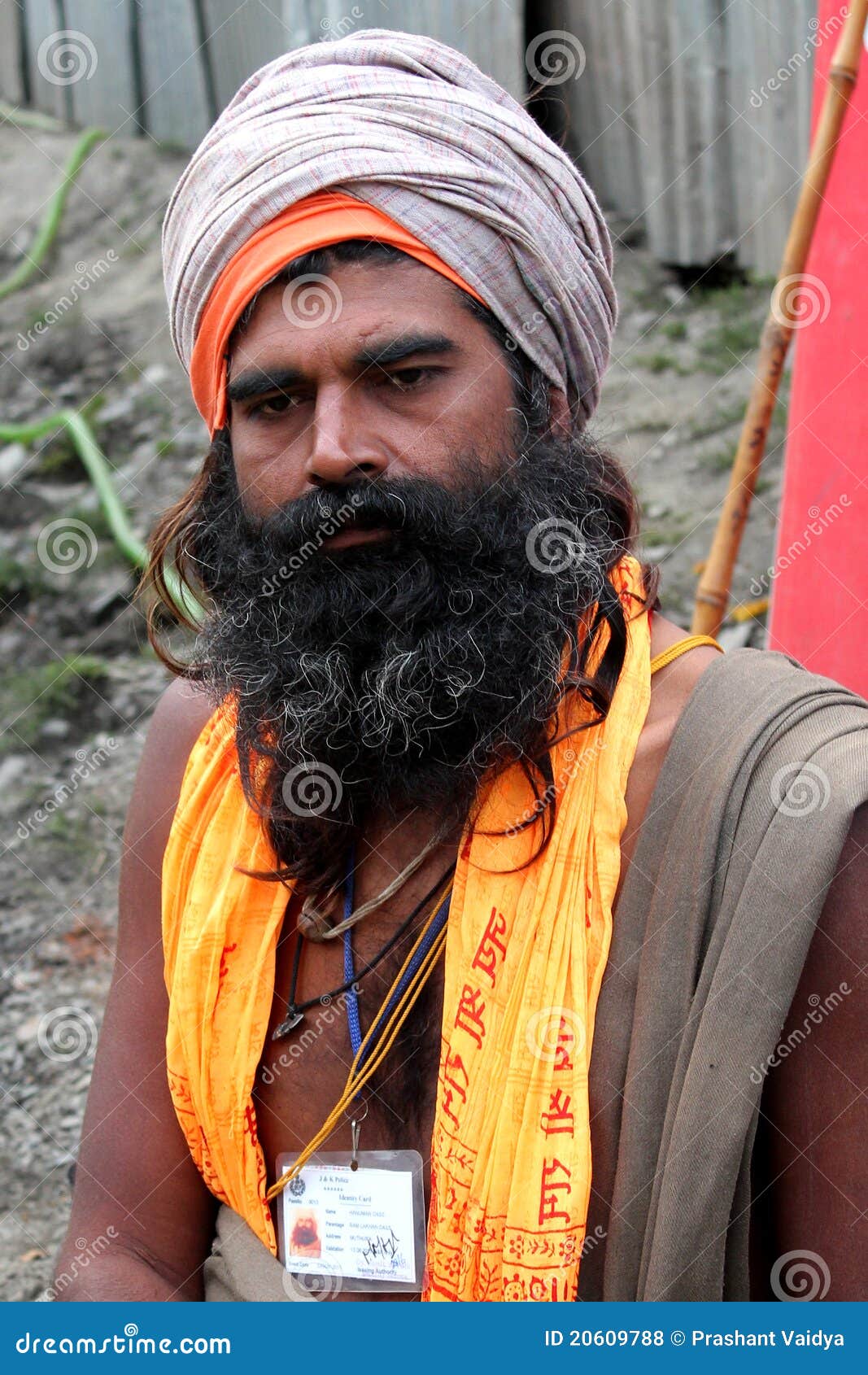 Un Long Baba De Sadhu De Barbe Photo stock éditorial - Image du kashmir ...