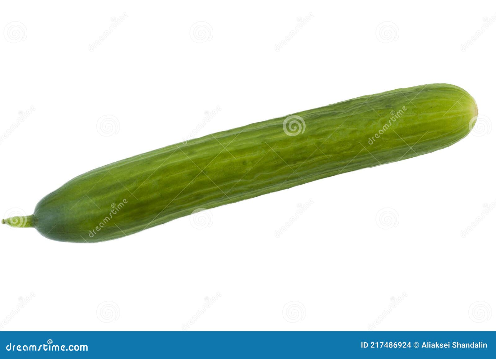 Un Long Concombre Vert Sur Fond Blanc Photo stock - Image du nature ...