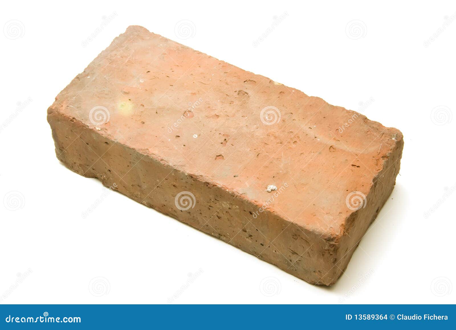 Un mattone fotografia stock. Immagine di configurazione - 13589364