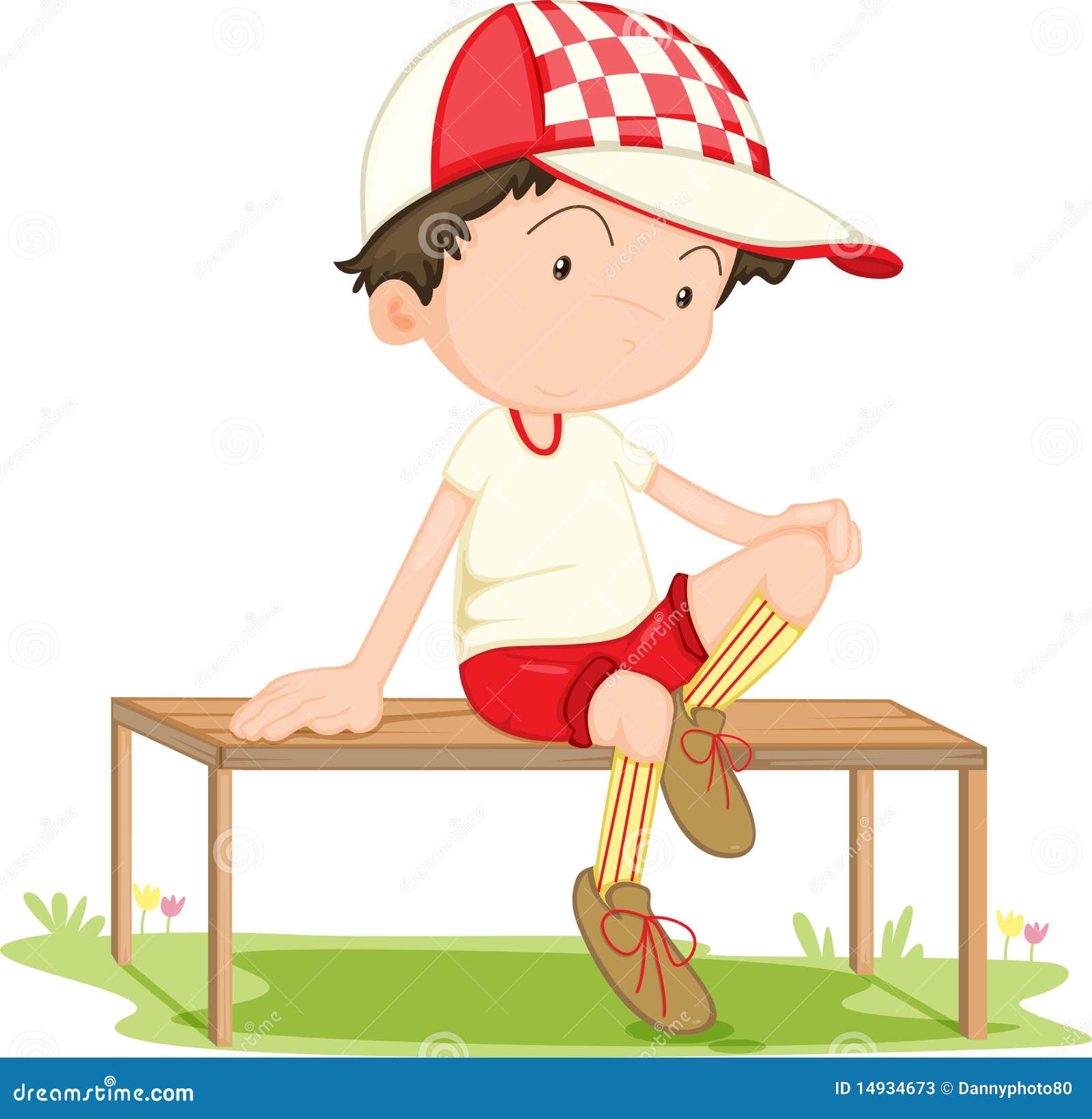Un Muchacho Que Se Sienta En Banco Ilustración del Vector - Ilustración ... Un Muchacho Que Se Sienta En Banco Ilustración del Vector - Ilustración ...