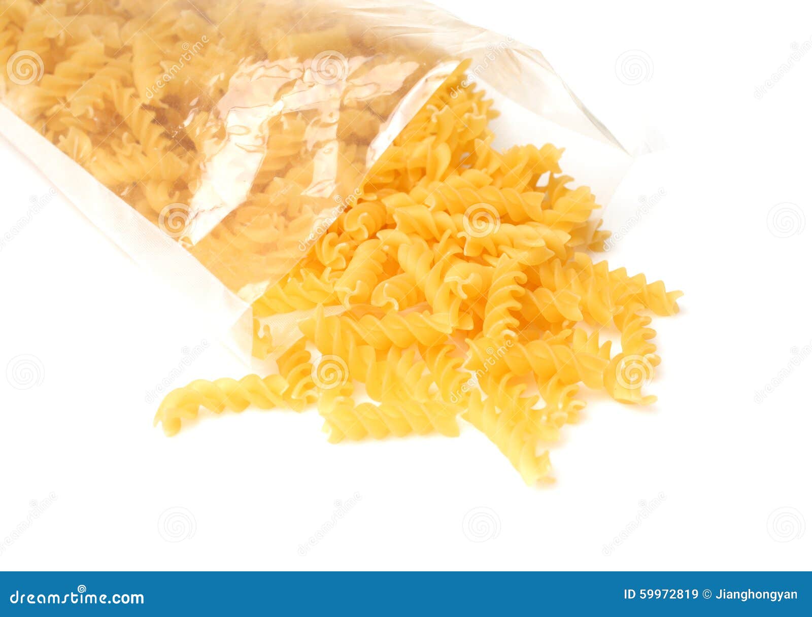 Un pacchetto di pasta immagine stock. Immagine di sano - 59972819