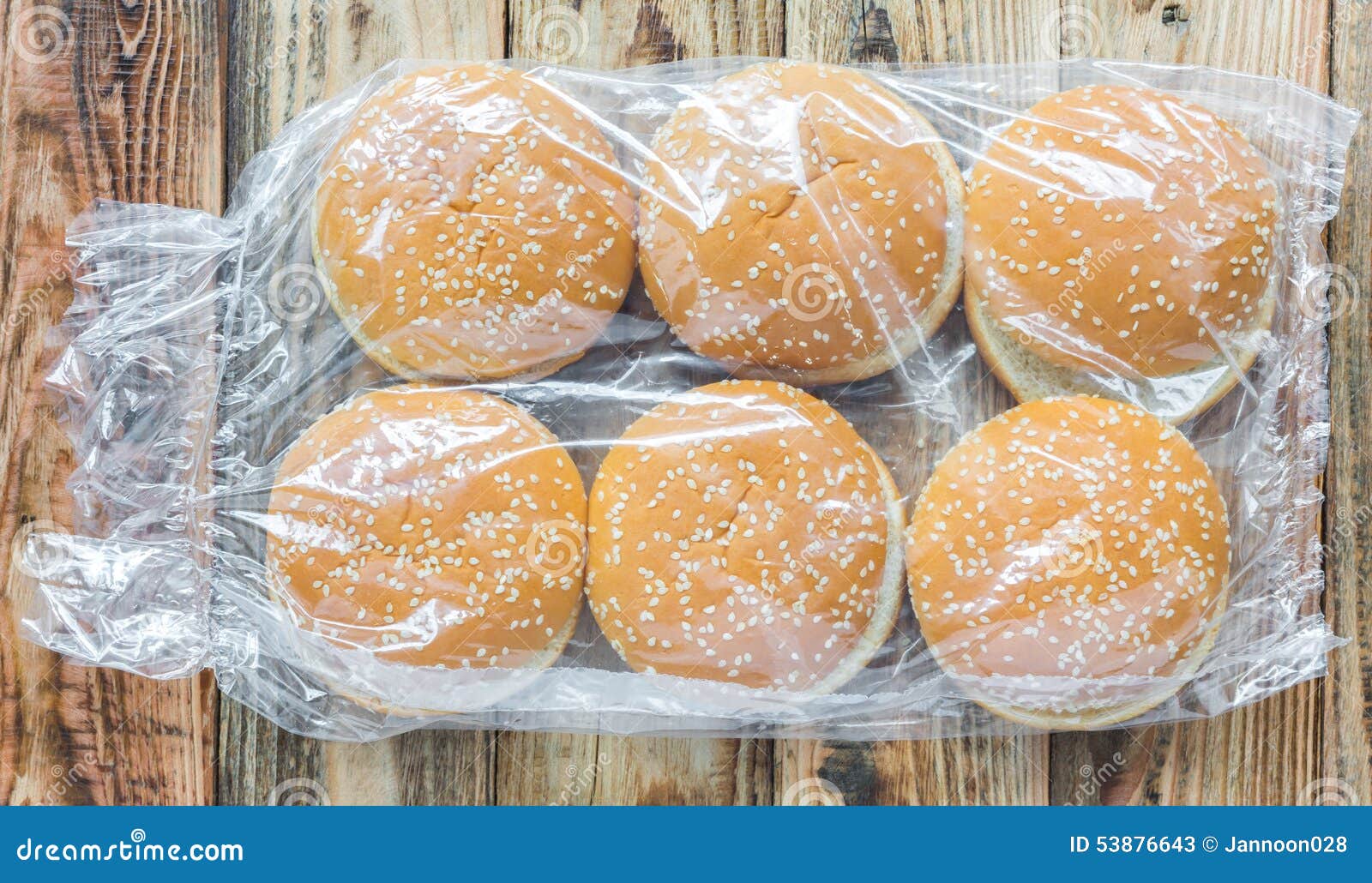 Un Paquet De Petits Pains D'hamburger Image stock - Image du doux ...