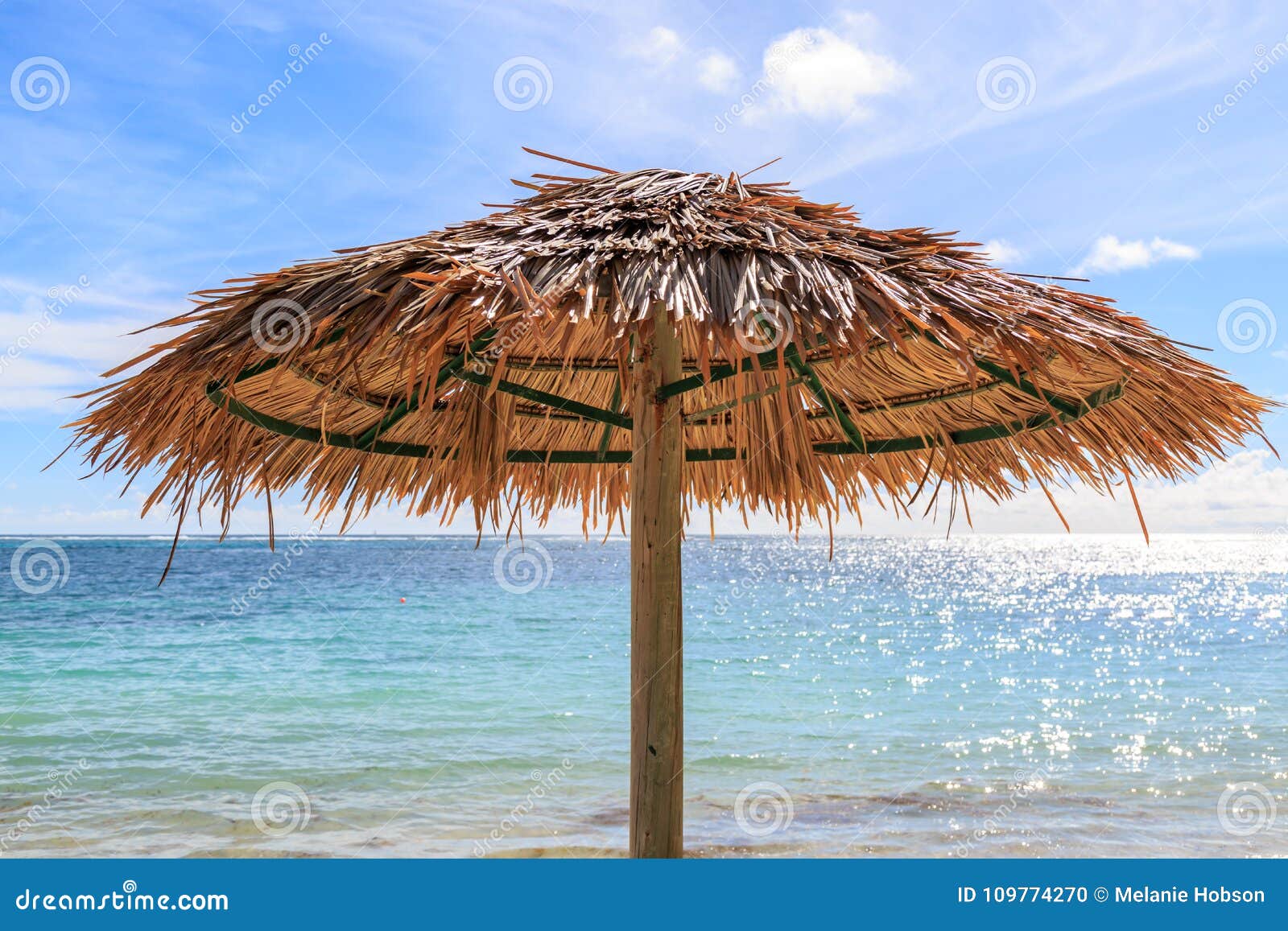 Un parasol de la playa foto de archivo. Imagen de paraguas - 109774270