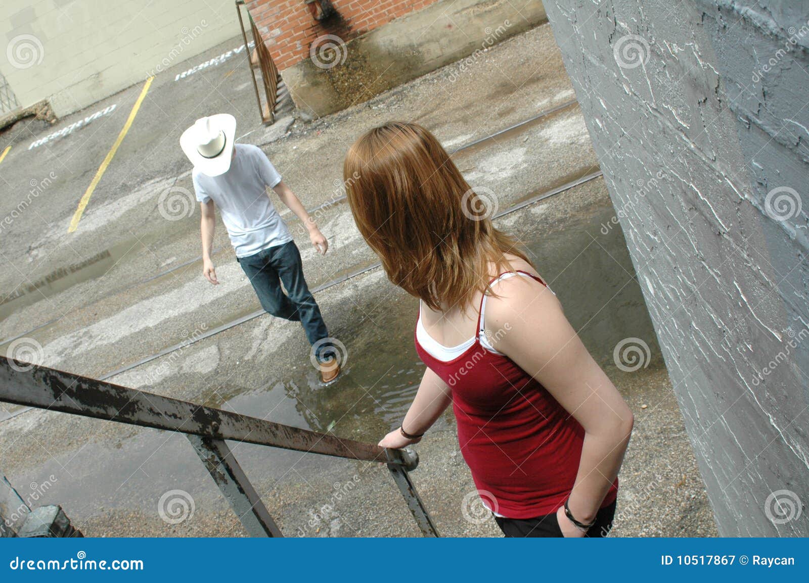 Un peligro más extraño imagen de archivo. Imagen de escaleras - 10517867