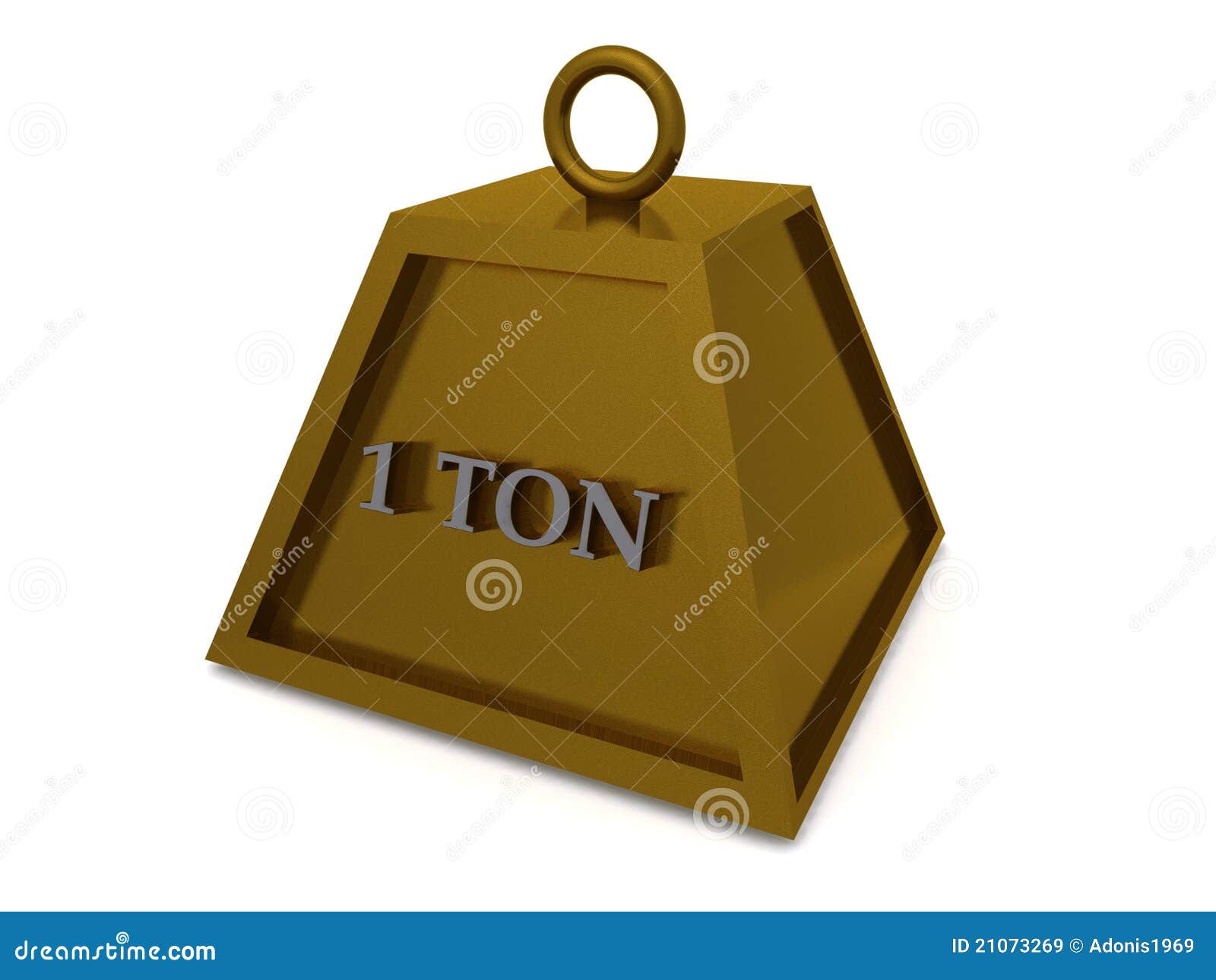 Un peso de la tonelada stock de ilustración. Ilustración de libras ...