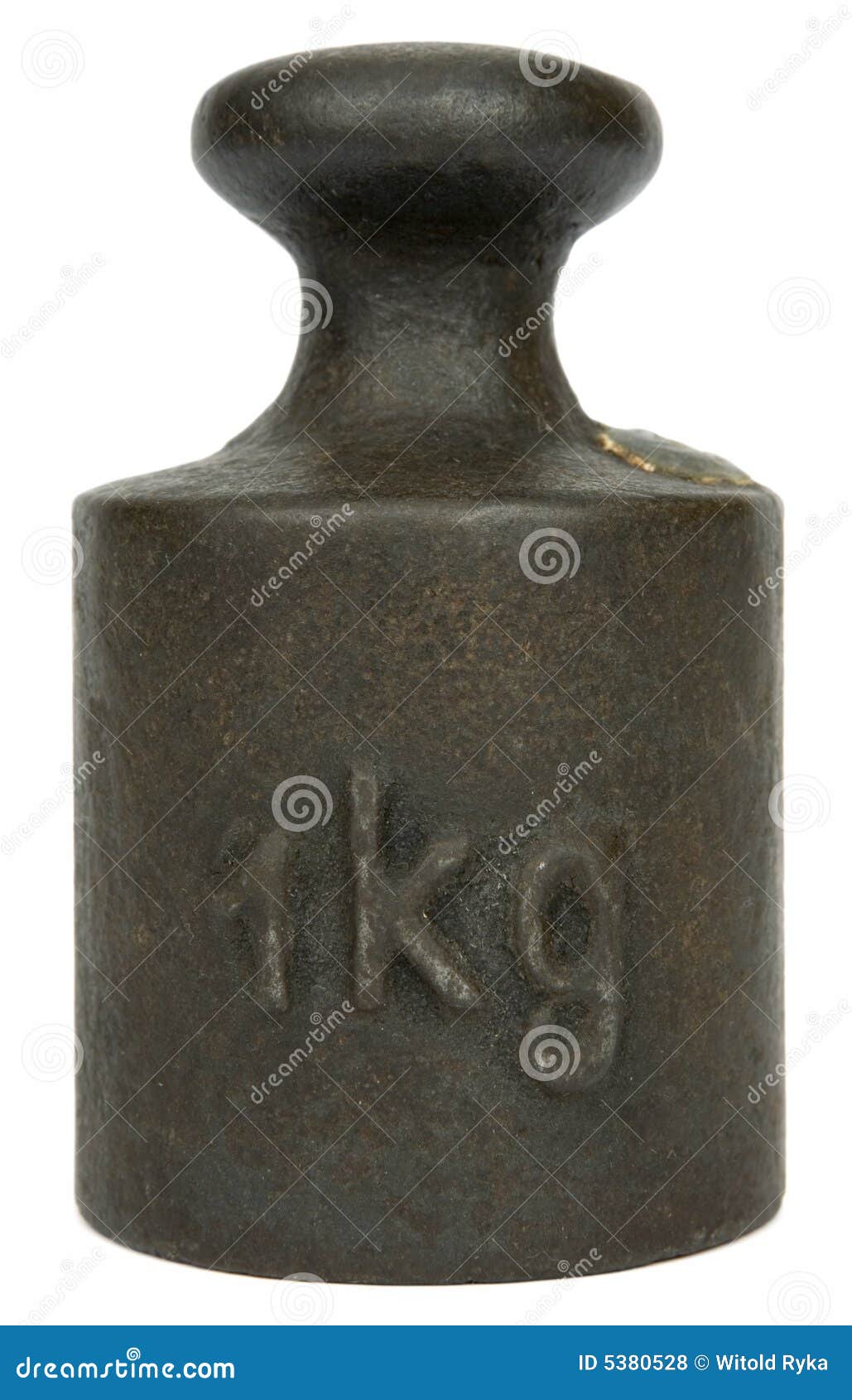 Un poids de kilogramme photo stock. Image du échelles - 5380528