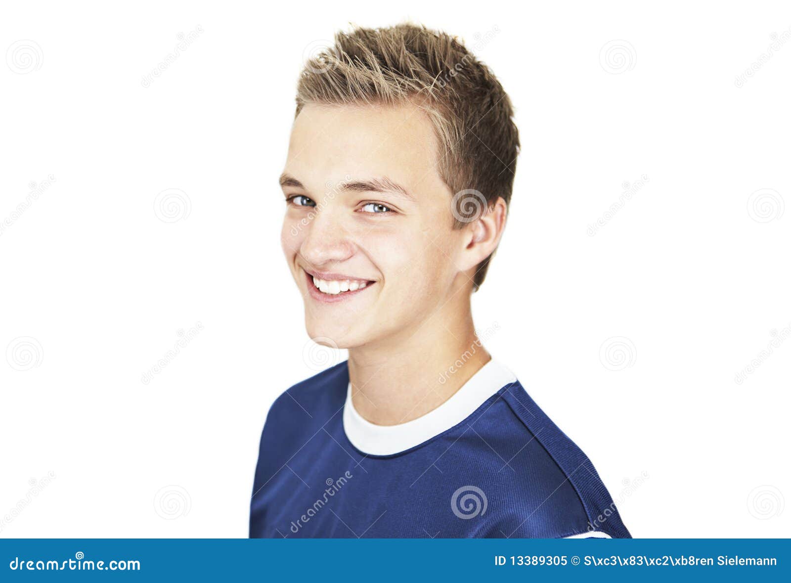 Un Ragazzo Allegro Di 16 Anni Immagine Stock - Immagine di persona ...