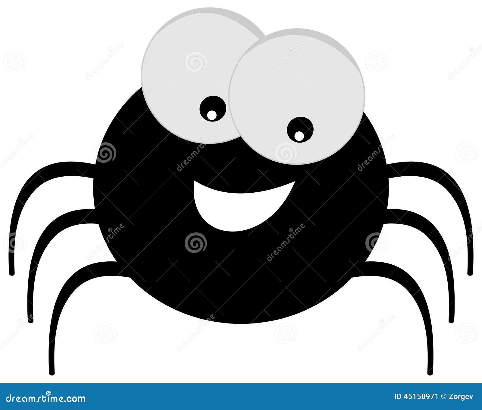 Un ragno sorridente illustrazione di stock. Illustrazione di creatura ...