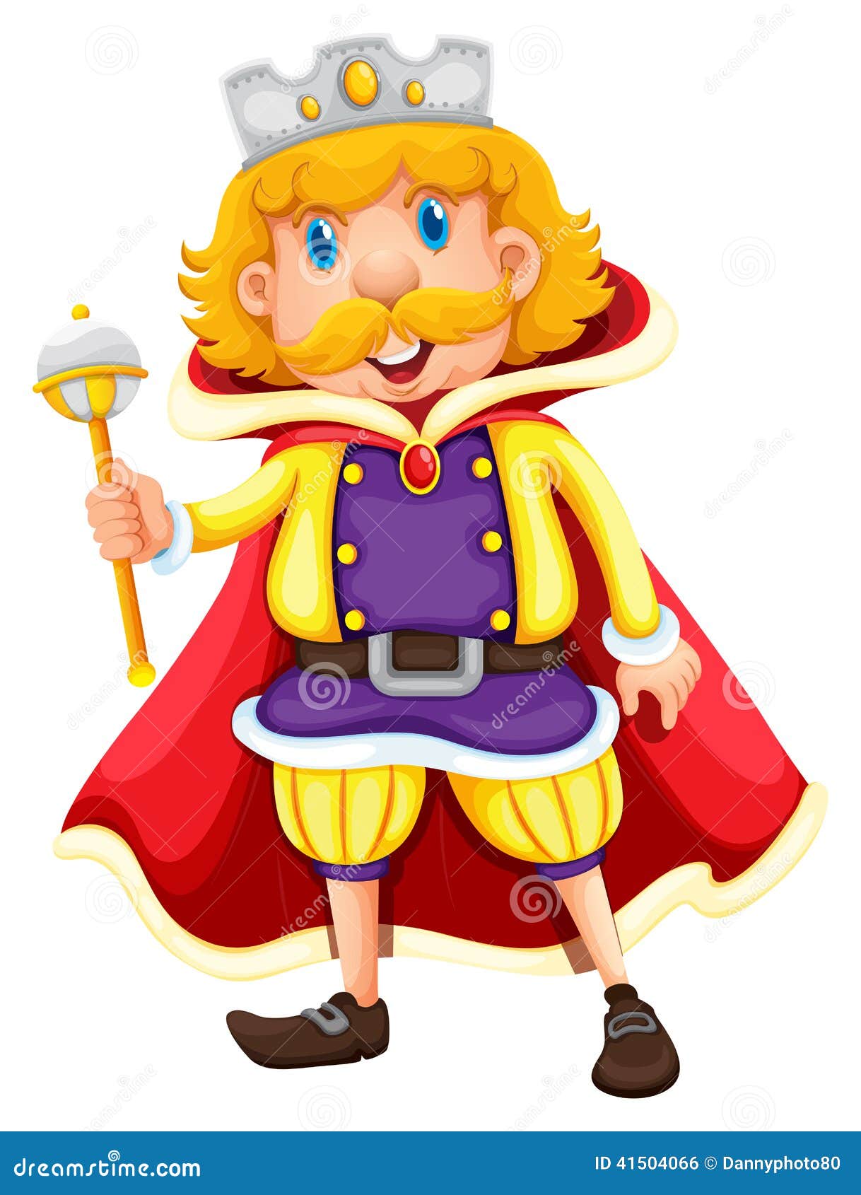 Un rey ilustración del vector. Ilustración de derechos - 41504066
