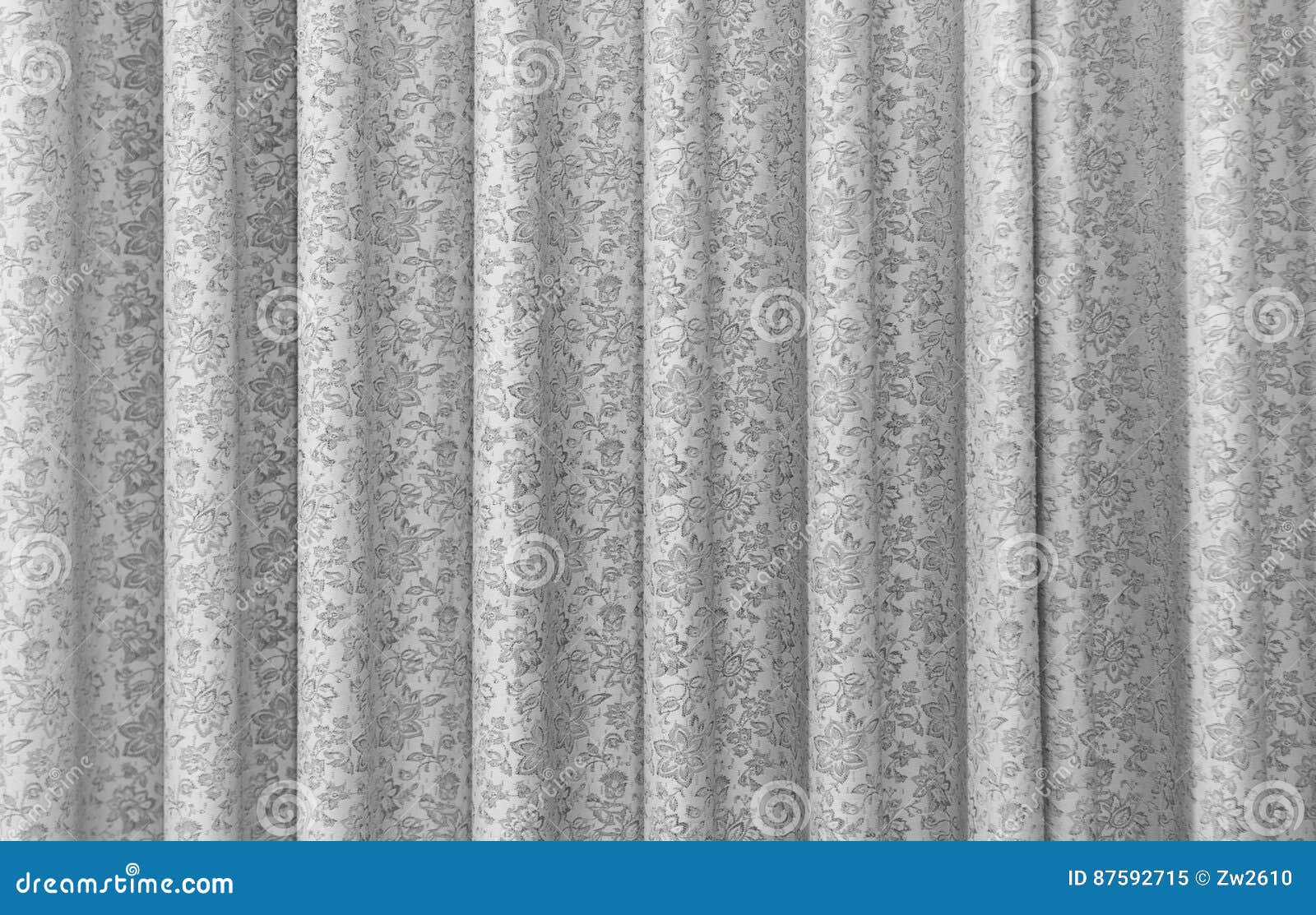 Un rideau gris image stock. Image du briques, textures - 87592715