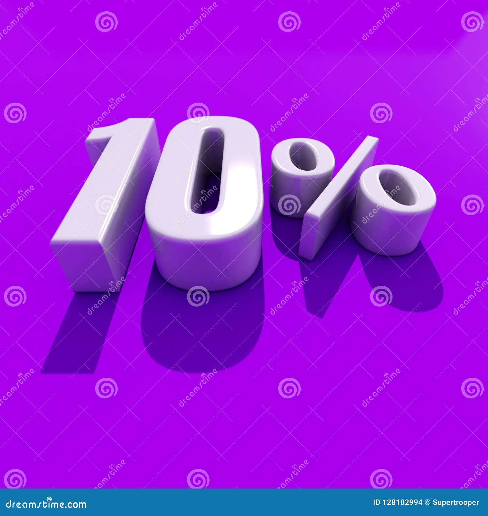 Un segno di 10 per cento illustrazione di stock. Illustrazione di costo ...