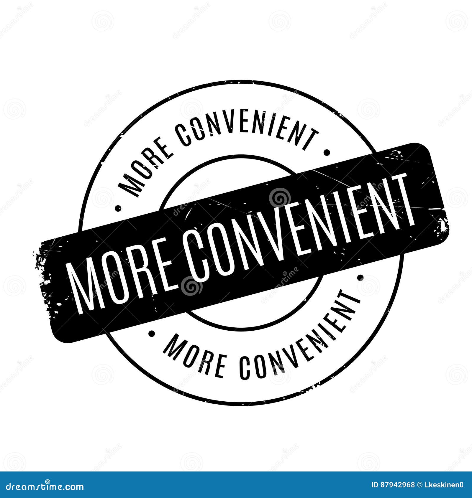 Un Sello De Goma Más Conveniente Stock de ilustración - Ilustración de ...