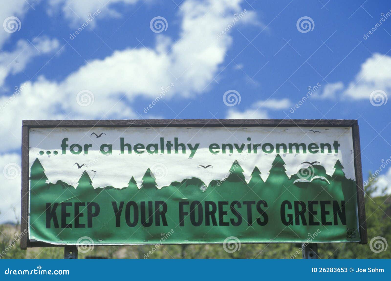 Un signe environnemental image stock. Image of couleur - 26283653