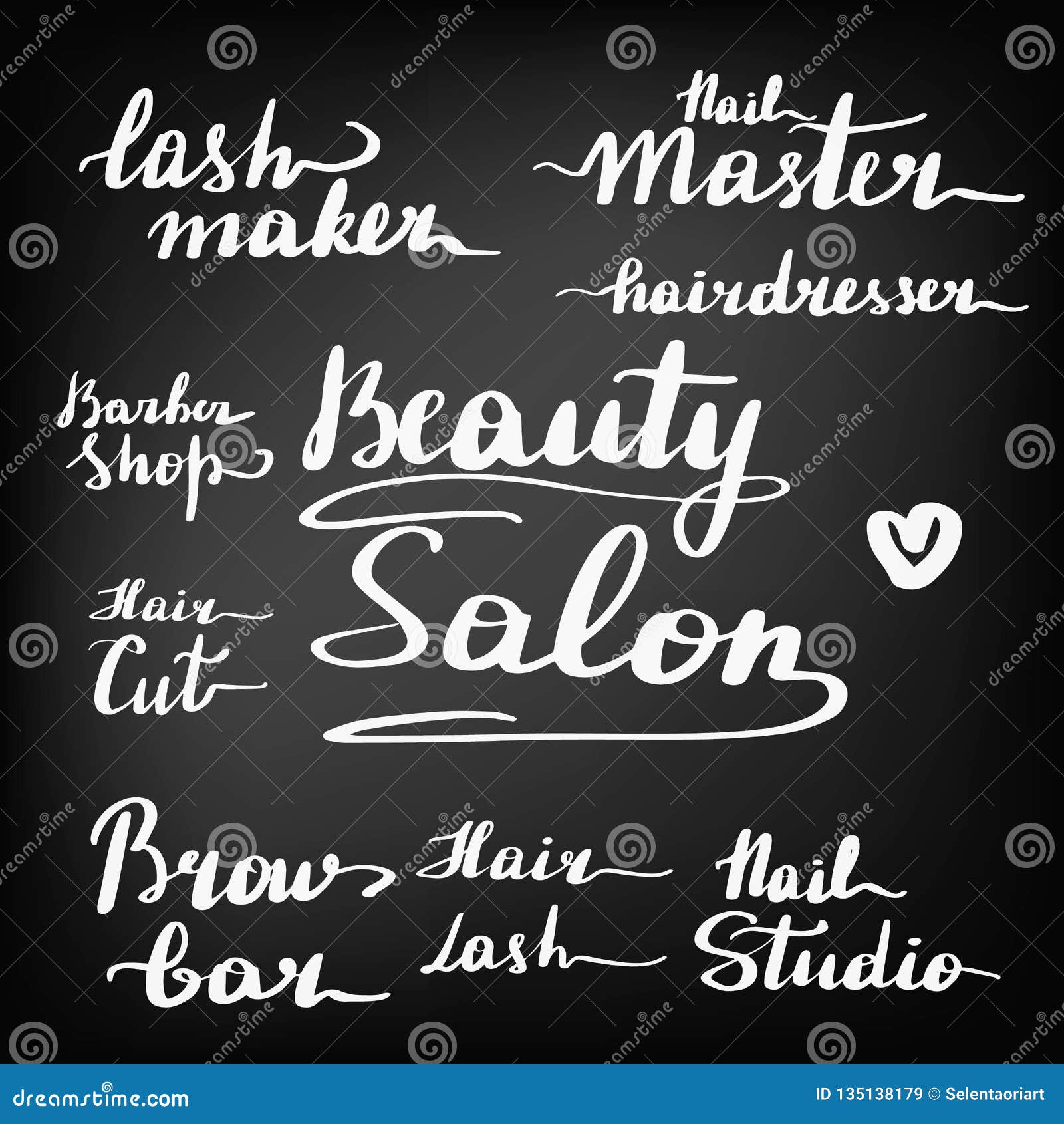 Un Sistema De Letras Hermosas Ilustración del Vector - Ilustración de ...