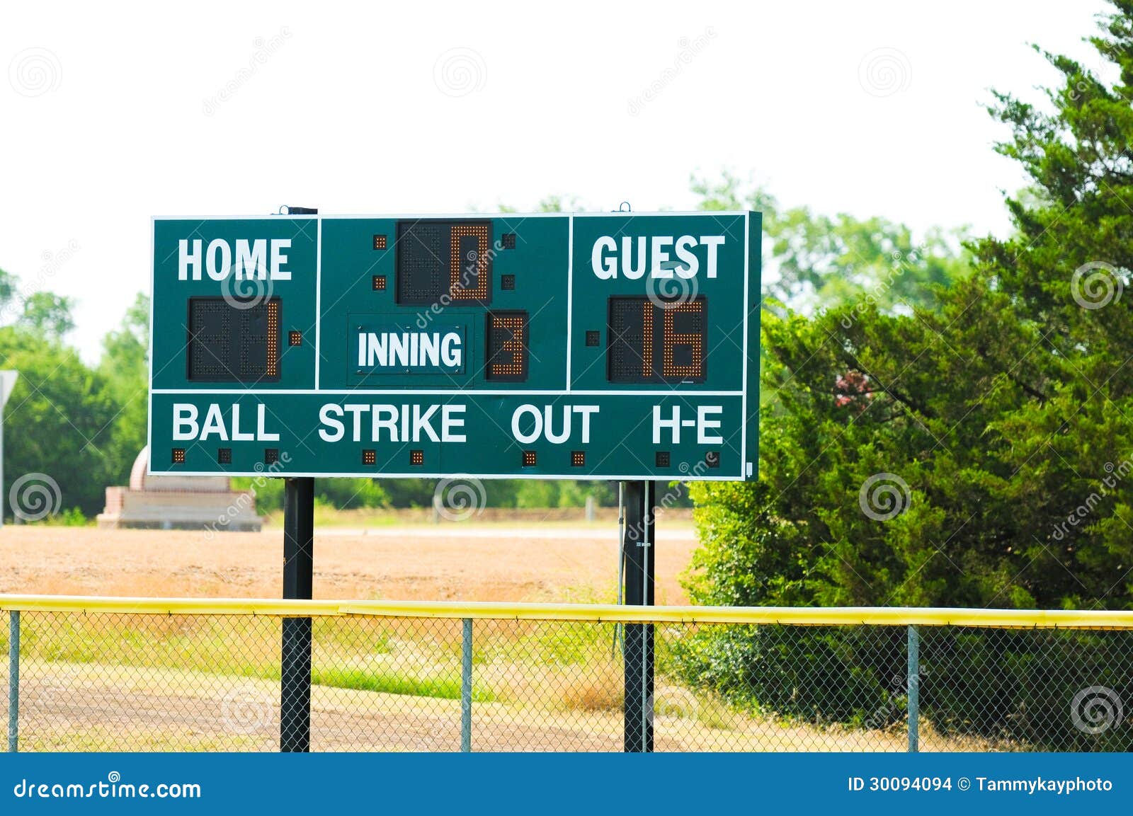 Tableau Indicateur De Base-ball Photo stock - Image du invité, manche ...