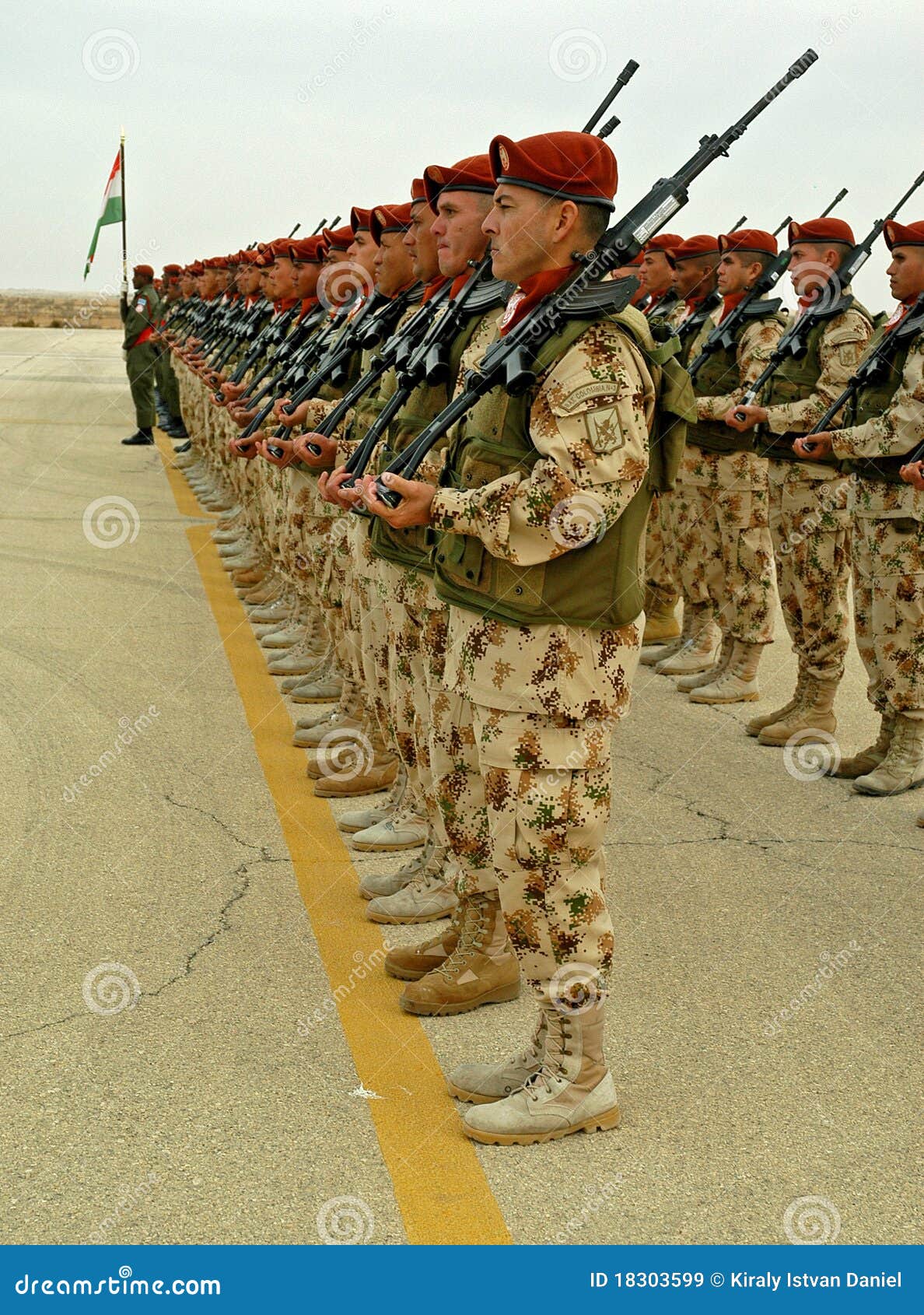 UN Troops Line Up No 2. editorial stock image. Image of soldiers - 18303599