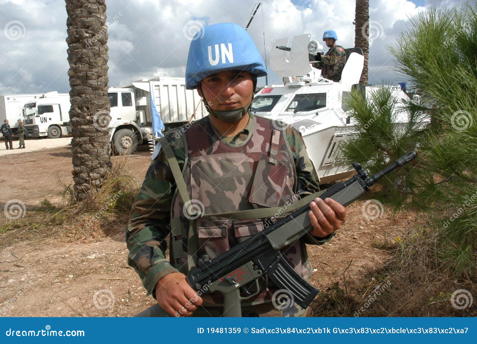 Un Turkish Soldiers editorial stock image. Image of military - 19481359
