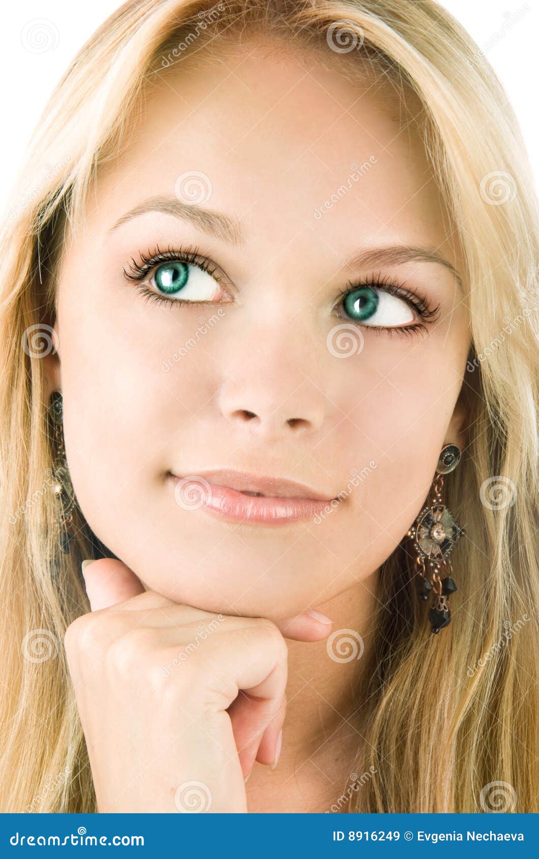 Una bella donna bionda immagine stock. Immagine di delicato - 8916249