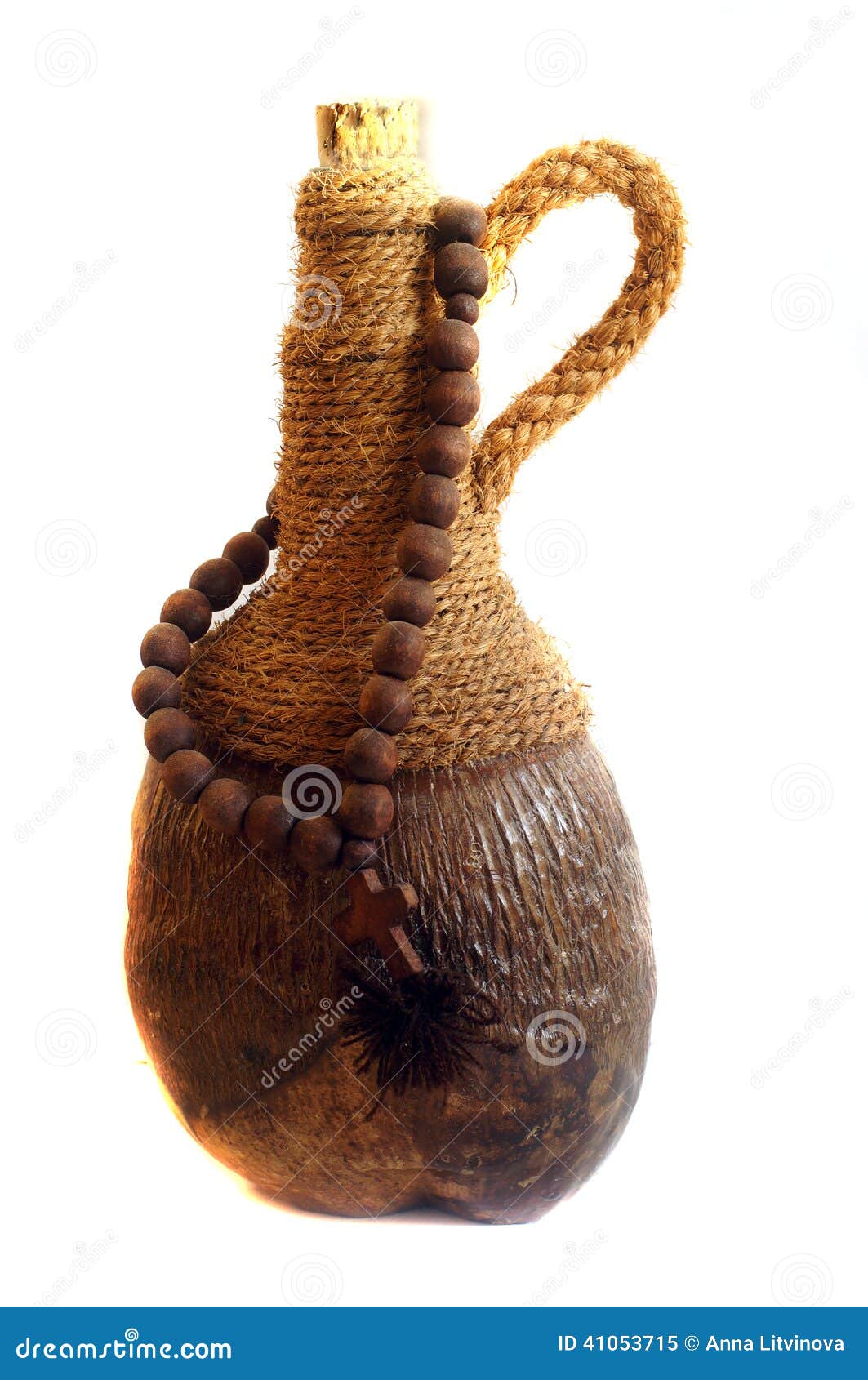 Una botella de coco imagen de archivo. Imagen de duro - 41053715