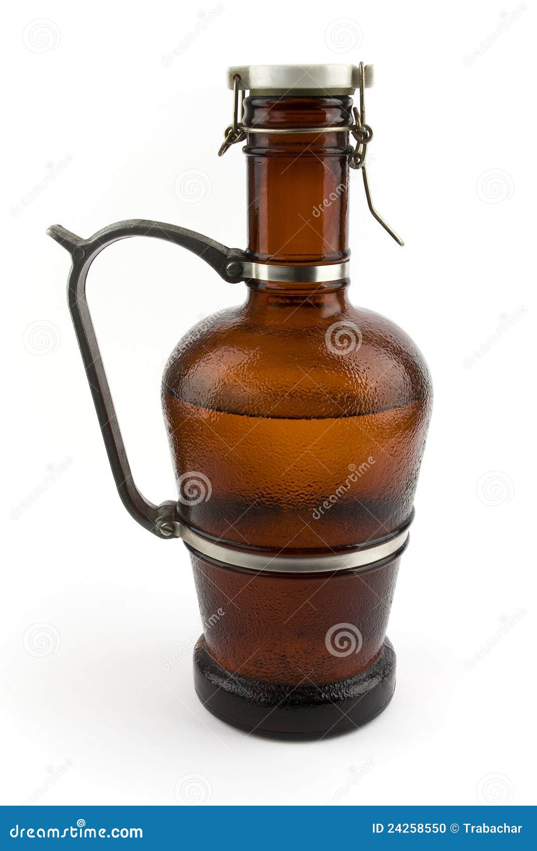 Una Brocca Di Vetro Per Birra Fotografia Stock - Immagine di vetro ...