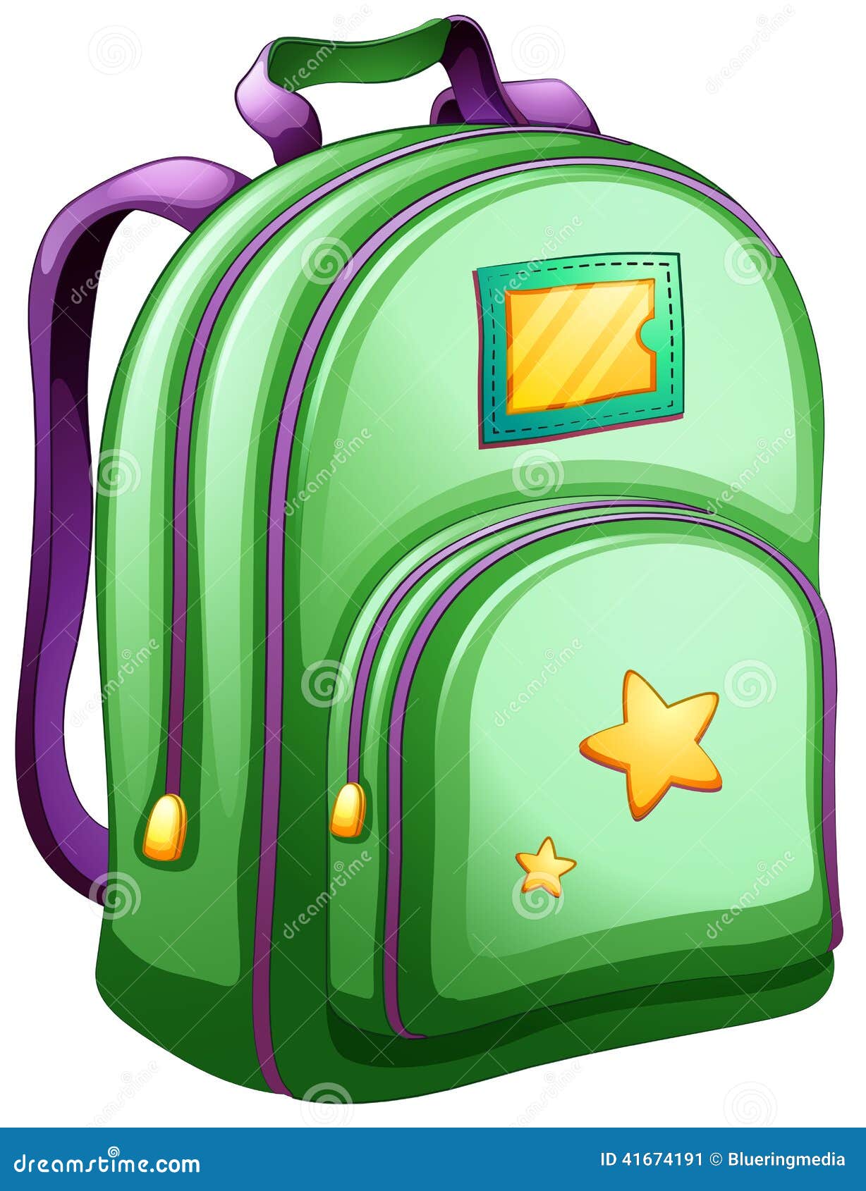 Una cartera verde ilustración del vector. Ilustración de aislado - 41674191