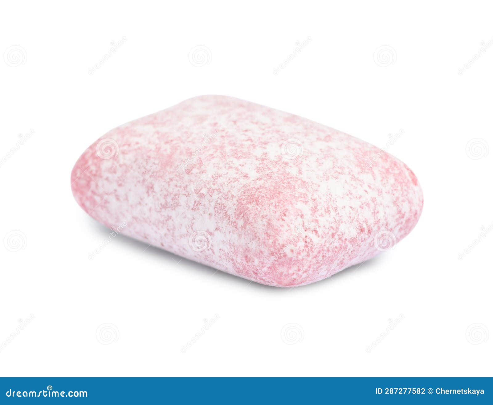 Una Chicle Rosa Deliciosa Aislada En Blanco Foto de archivo - Imagen de ...